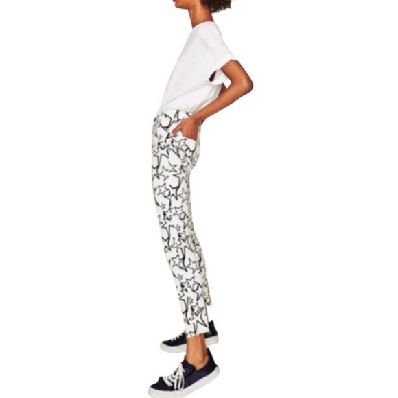 Zara | Jeans | Nwt Zara Star Printed Stretch Skinny Jeans | Poshmark